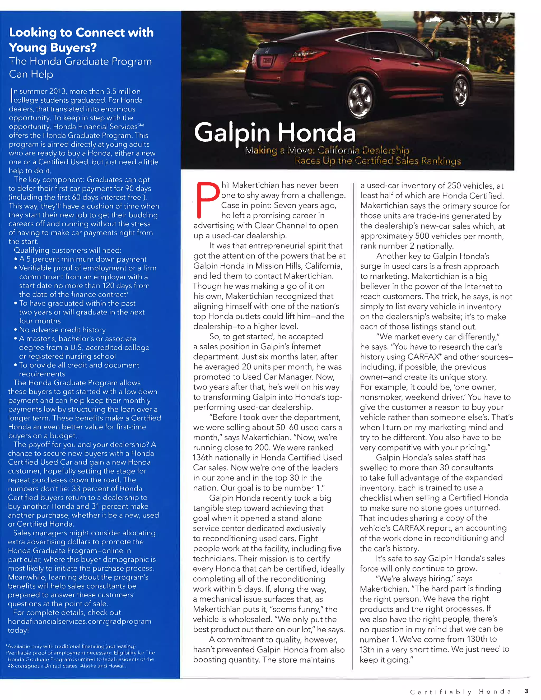 Honda Winter Edition 122013 | PDF