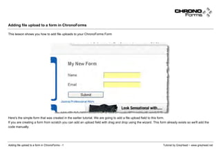 6 adding file upload to a form | PDF