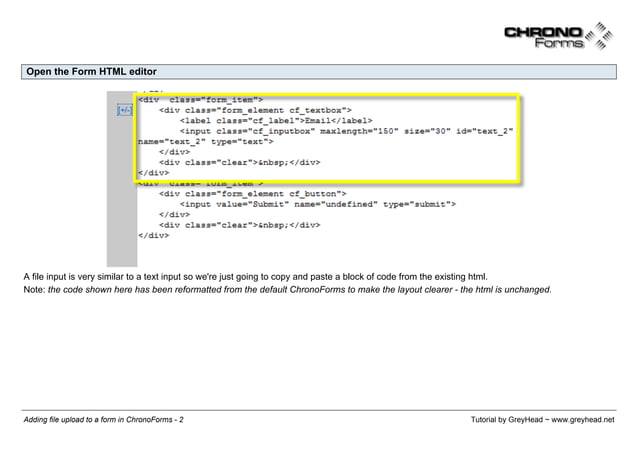 6 adding file upload to a form | PPT