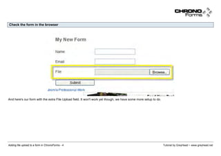 6 adding file upload to a form | PDF