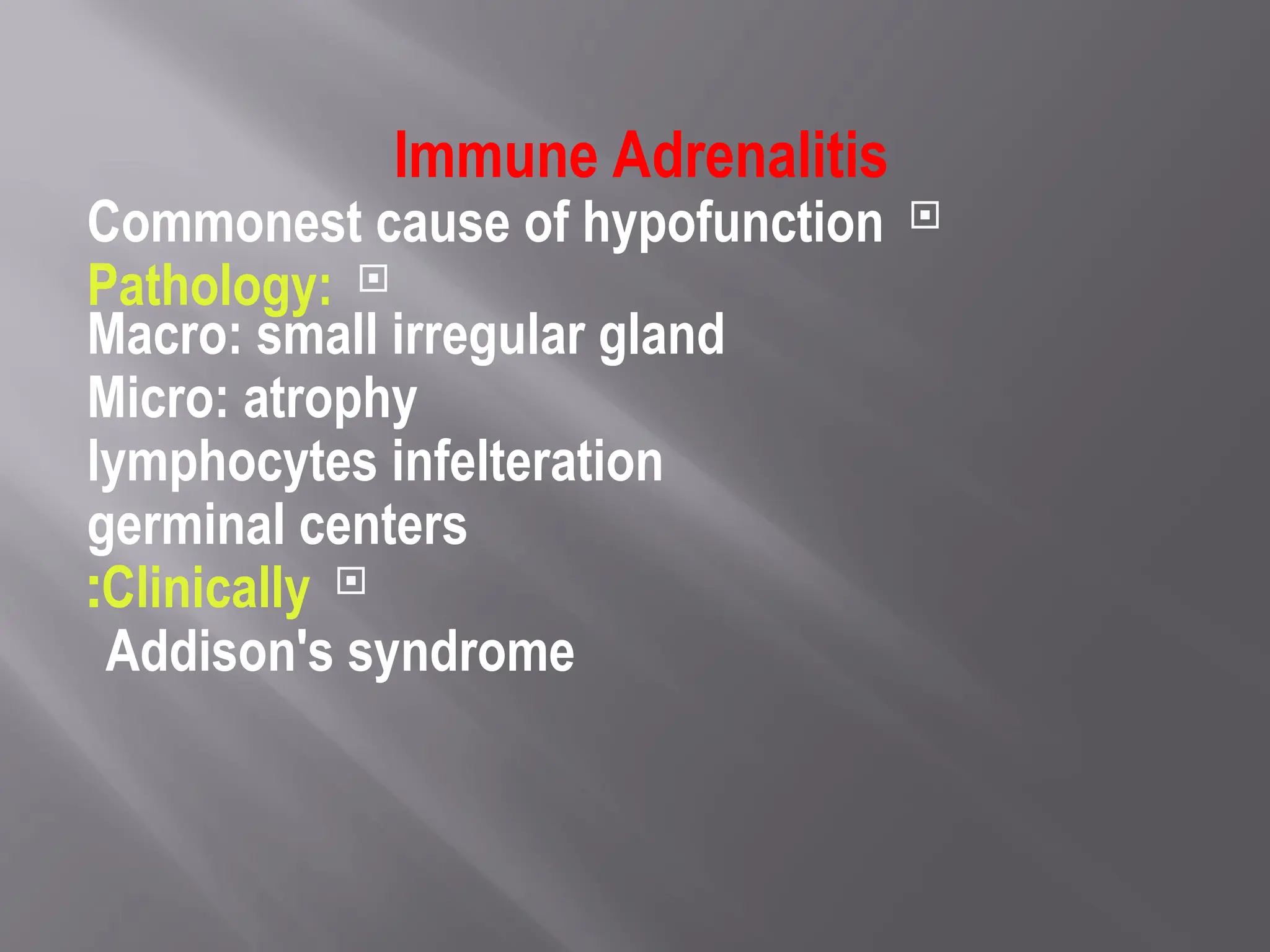 6 The Adrenal gland pathology lecture.ppt