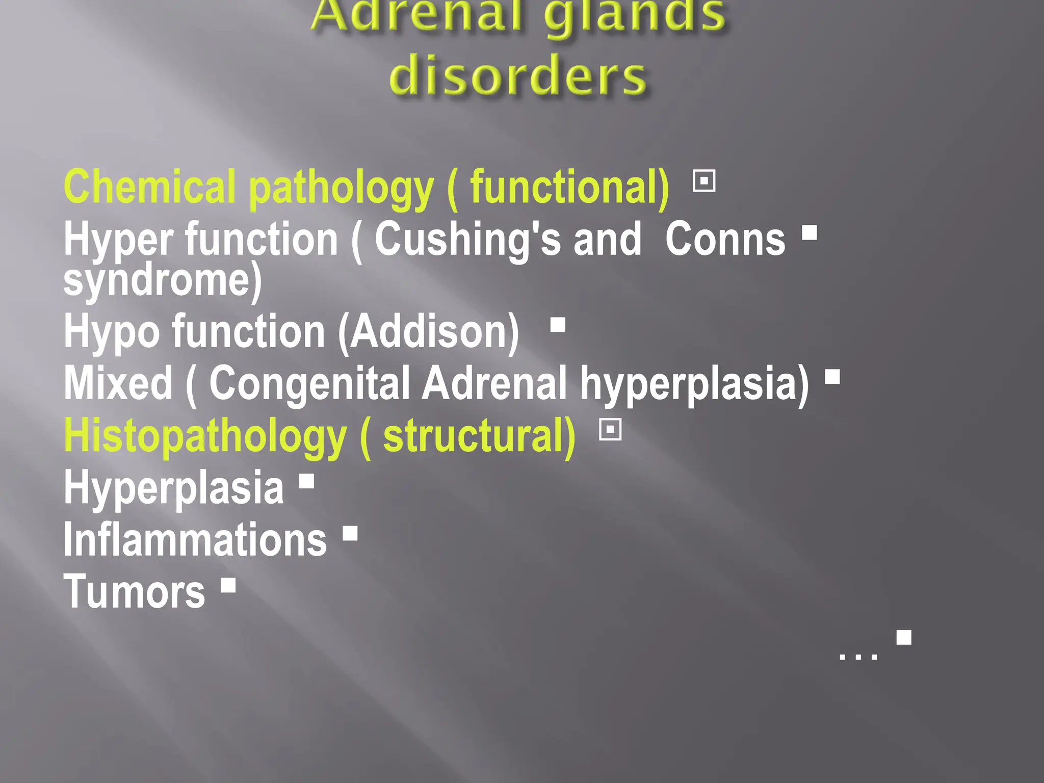 6 The Adrenal gland pathology lecture.ppt
