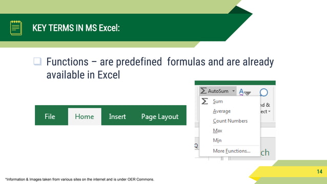 6 Advance Spreadsheet Skill.pptx | Operating Systems | Computer Software and Applications