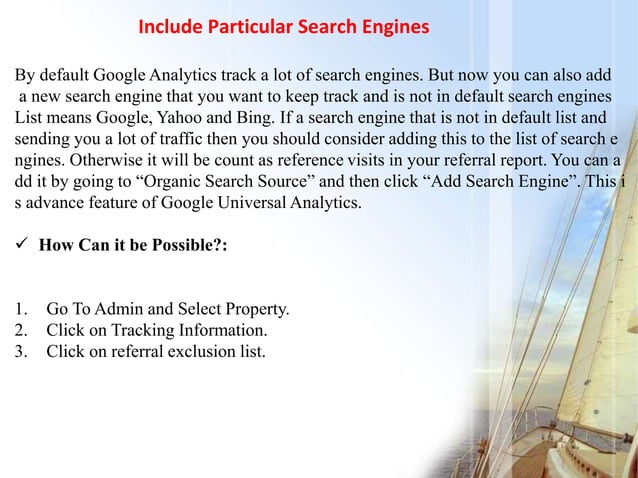6 advance tracking features of google analytics | PPT