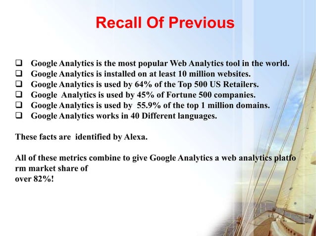 6 advance tracking features of google analytics | PPT