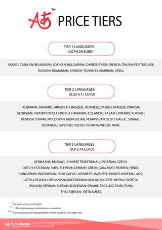 Price List Euro | PDF