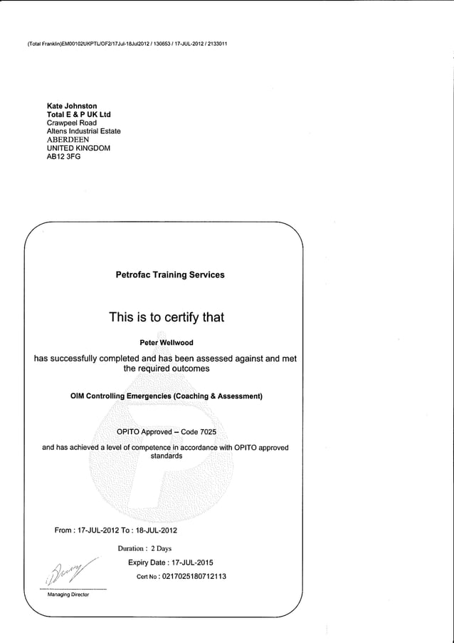 OIM Assessment | PDF