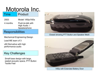 Moto V120 V60p | PPT