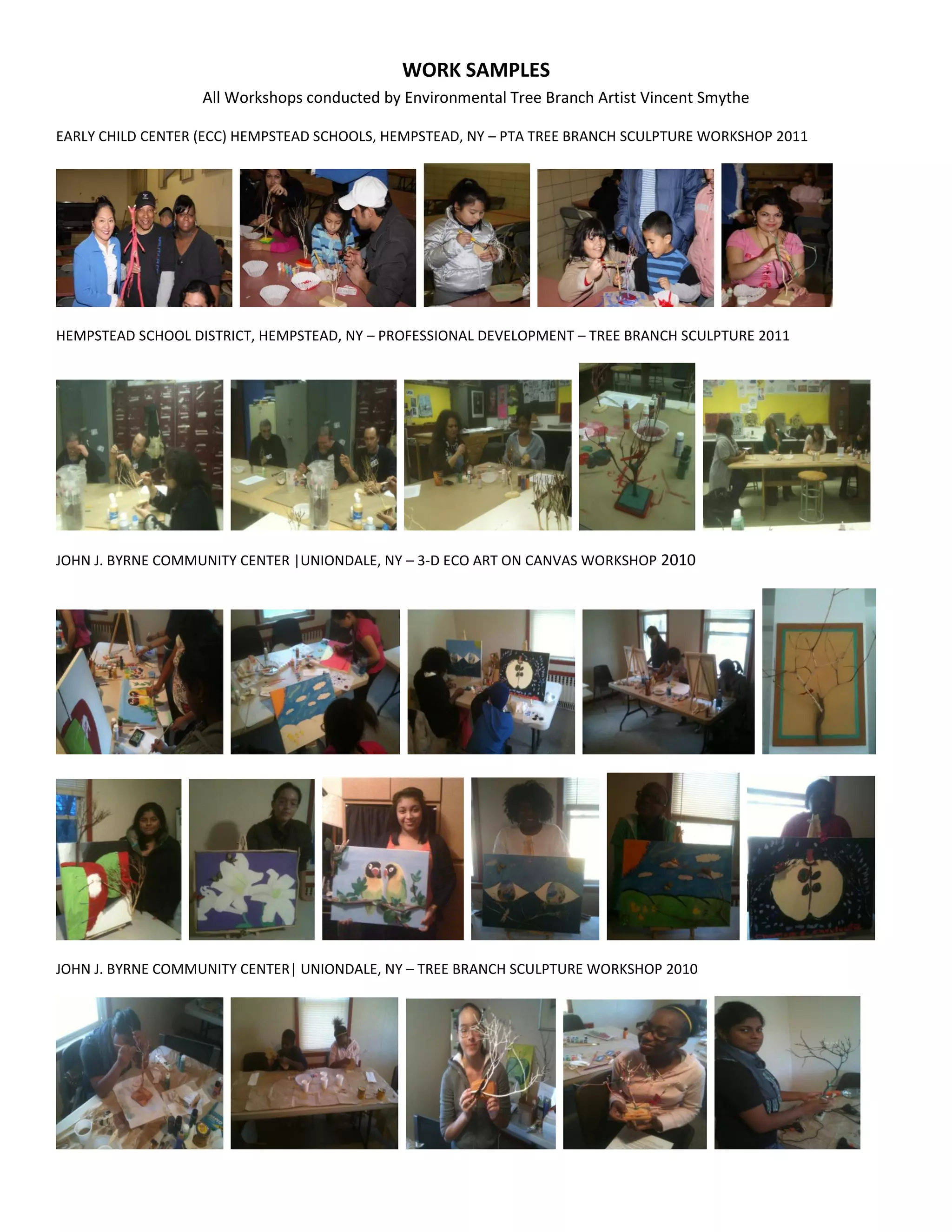 VINCENT SMYTHE ART WORK SAMPLES UPDATED 2012 | PDF