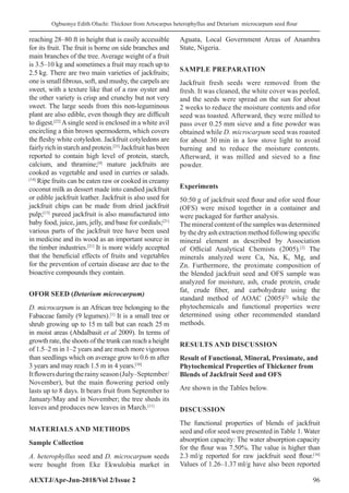 Functional, Chemical, and Phytochemical Properties of Soup Thickener ...