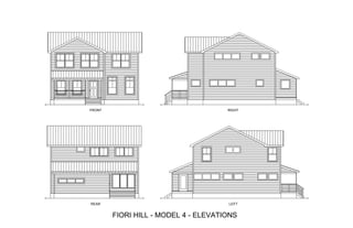 Fiori Hill Model 4 FINAL Plans-Elevations | PDF