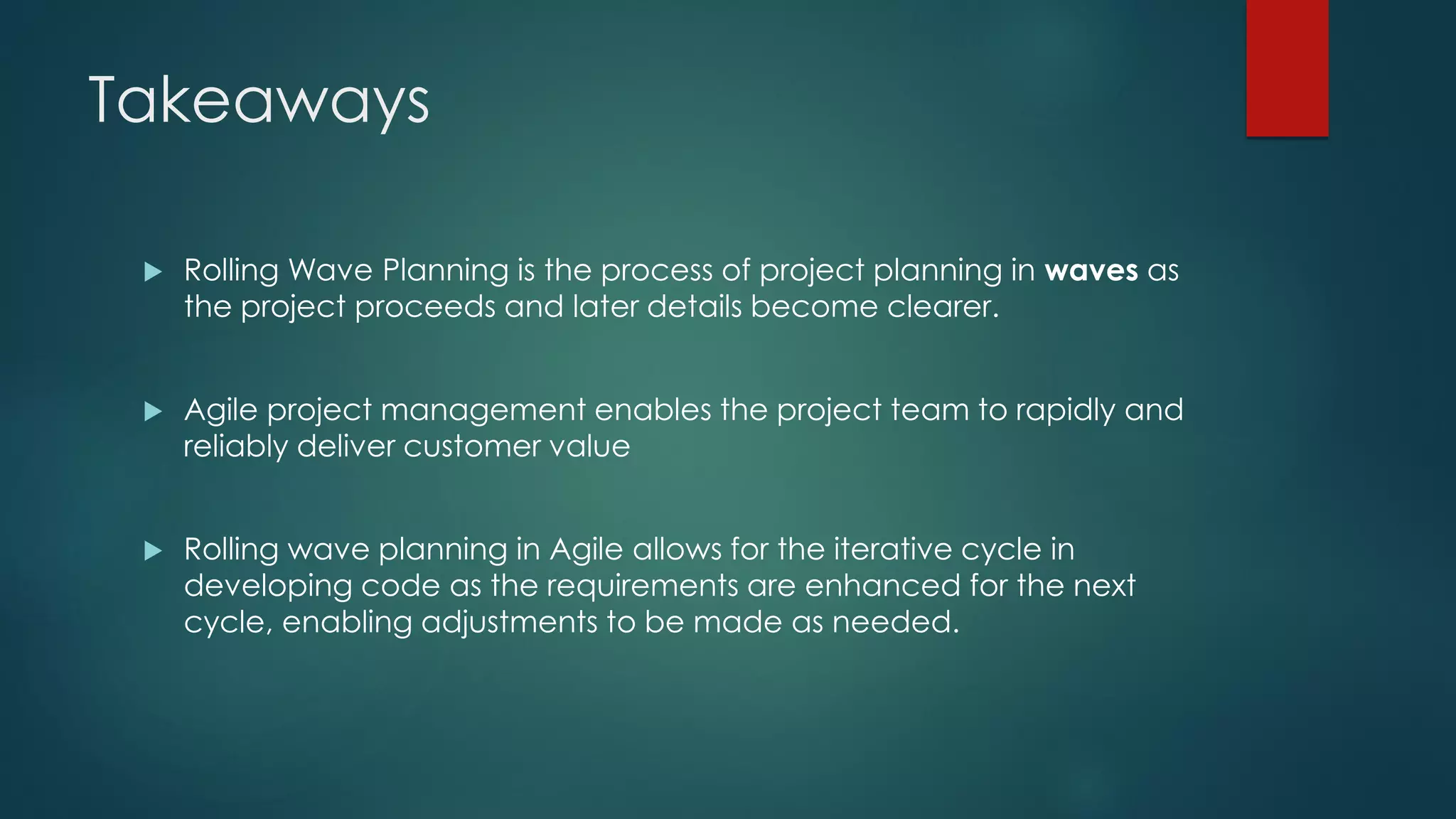 PDD - Rolling Wave Planning v4 | PDF