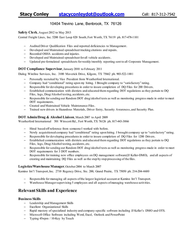 Stacy Conley-DOT-2017 | PDF