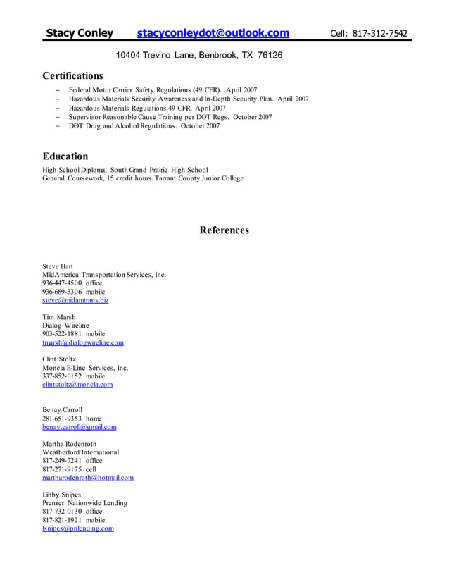 Stacy Conley-DOT-2017 | PDF