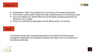 Focussoftnet Corporate Presentation | PPT