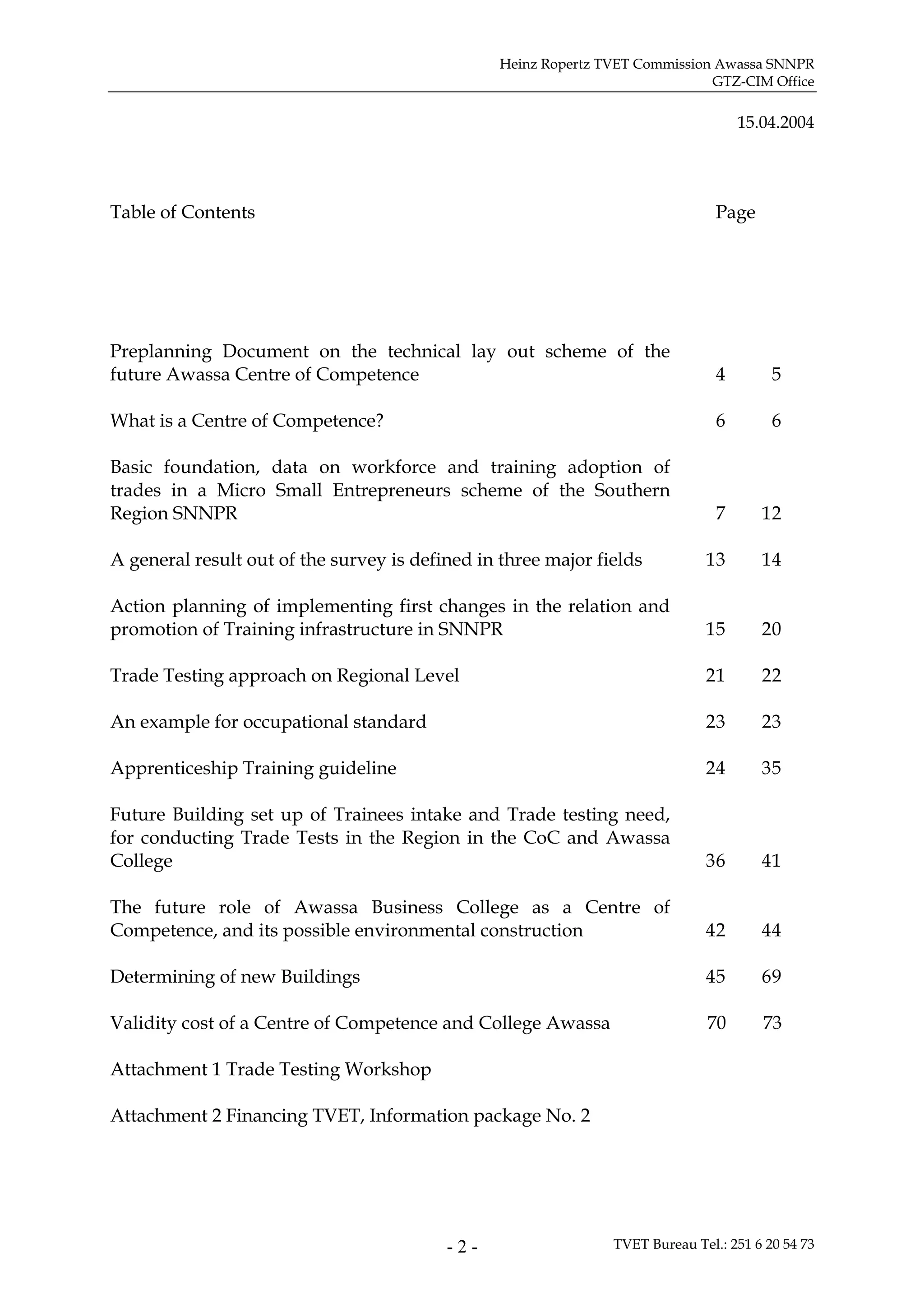 CoC Set up | PDF