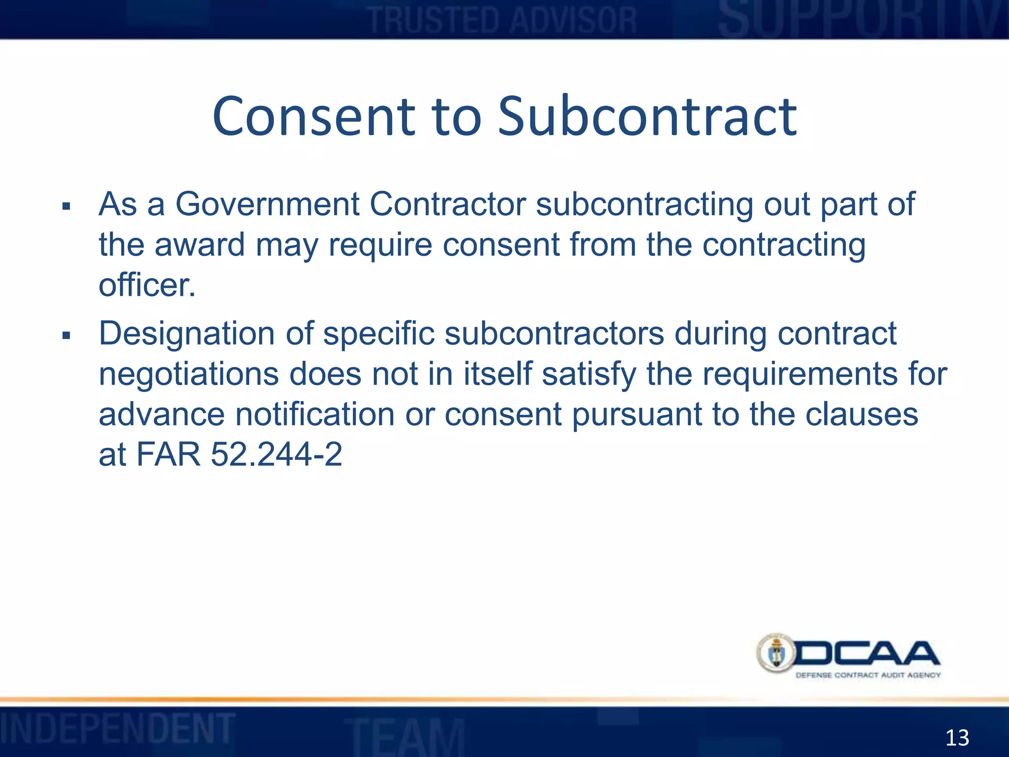 Monitoring_Subcontracts | PDF