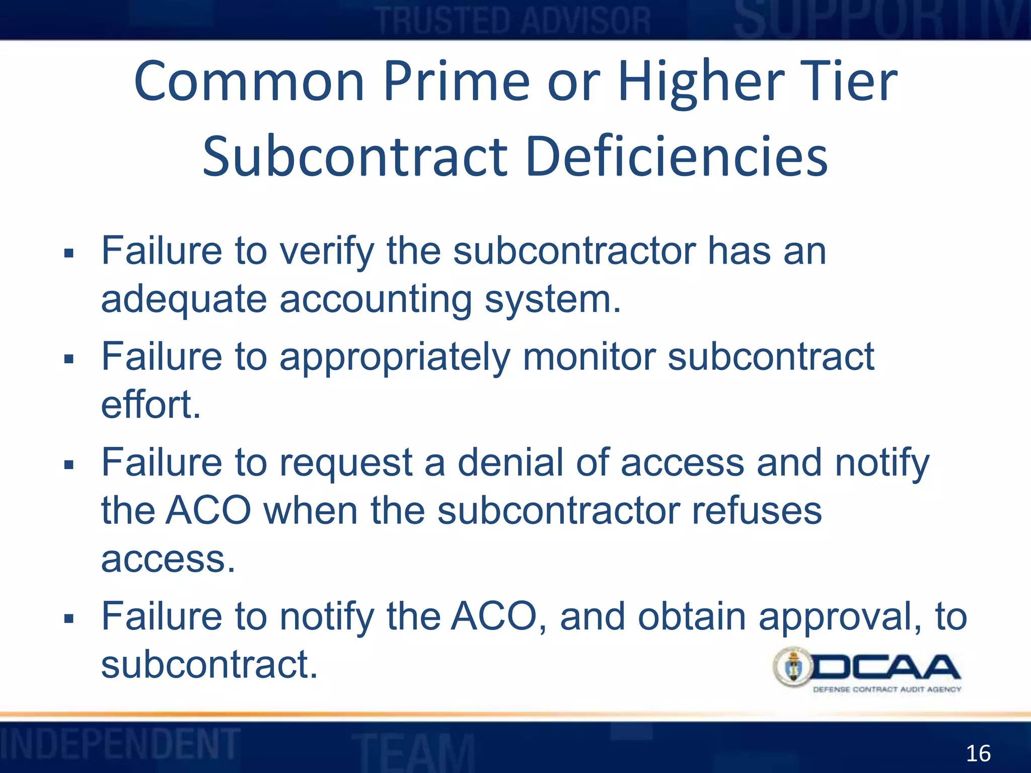 Monitoring_Subcontracts | PDF