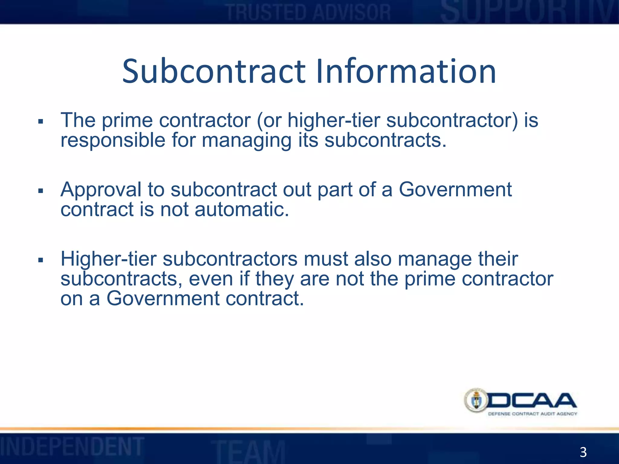 Monitoring_Subcontracts | PDF