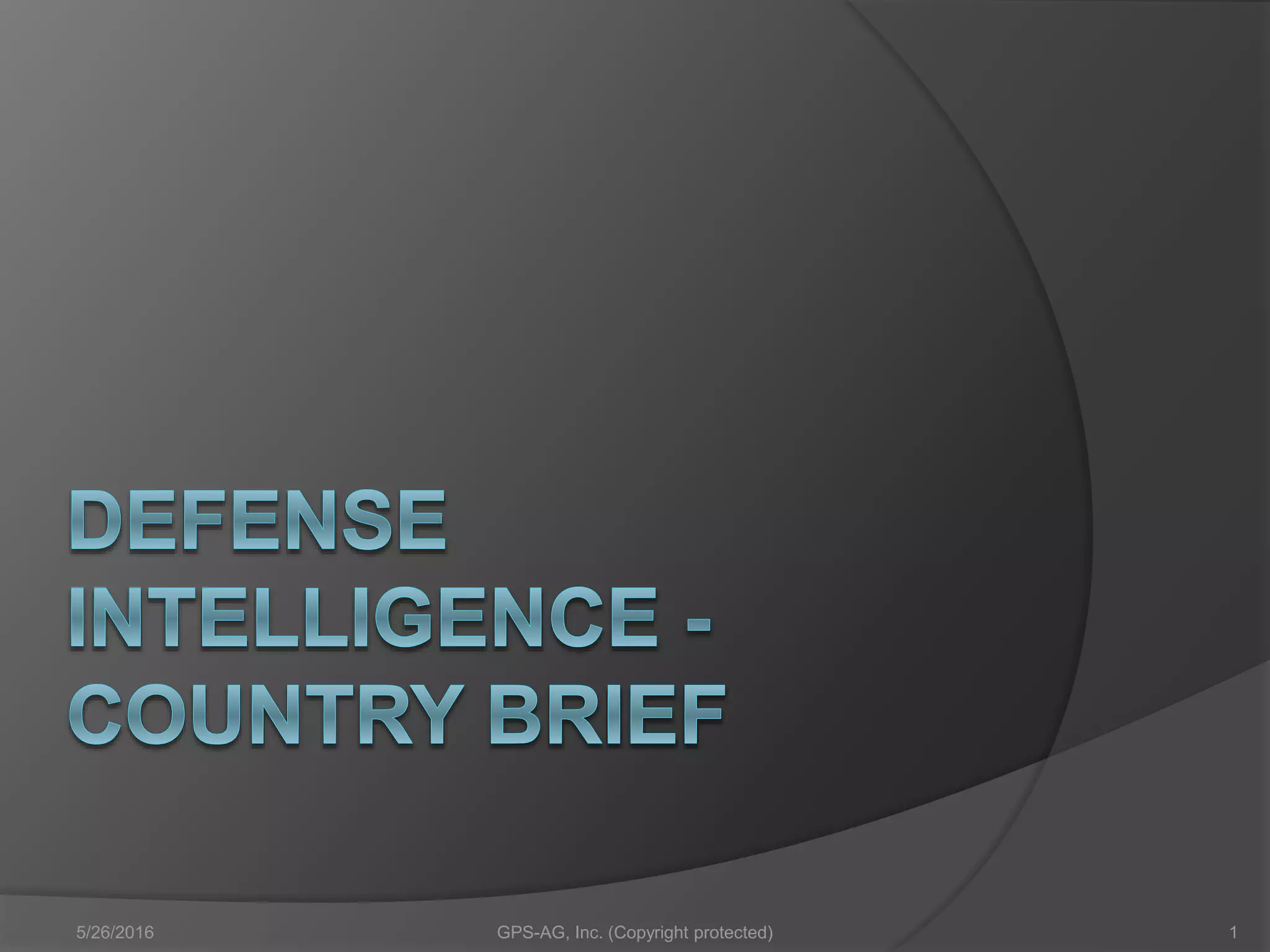 Defense Intelligence Brief_160511-03 | PPT