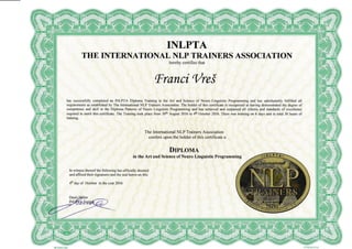 NLP Diploma | PDF