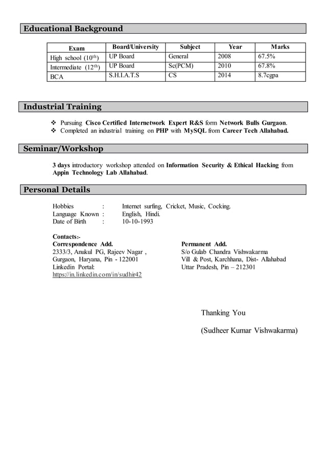 sudheer cv | DOCX | Computing | Technology & Computing