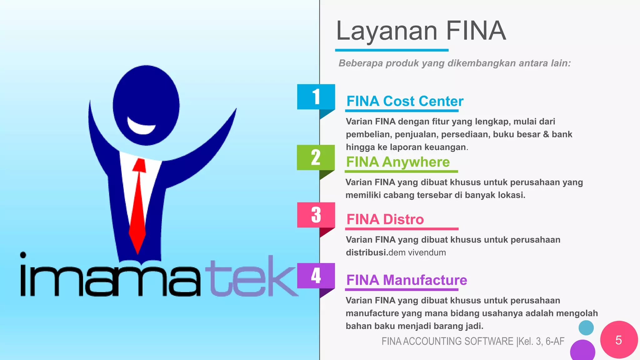 Software Akuntansi Fina - Komputer Audit | PPTX