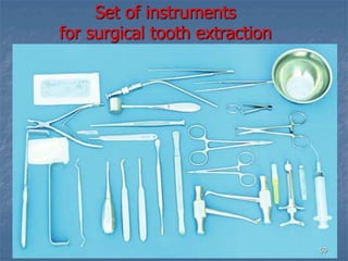 Instrumentations of dental extraction and oral surgery | PPT