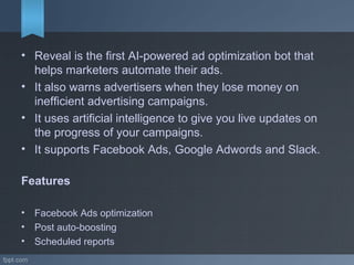 6 AI Tools to Automate Your Facebook Ads | PPT