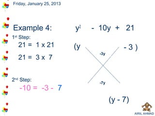 NOTE MATH FORM 3 - ALGEBRAIC | PPT