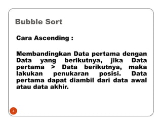 6 Algoritma Pengurutan Data | PDF