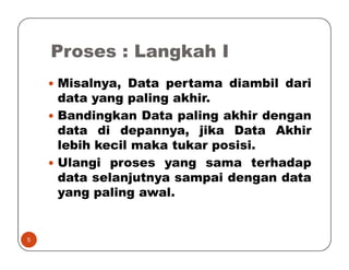 6 Algoritma Pengurutan Data | PDF