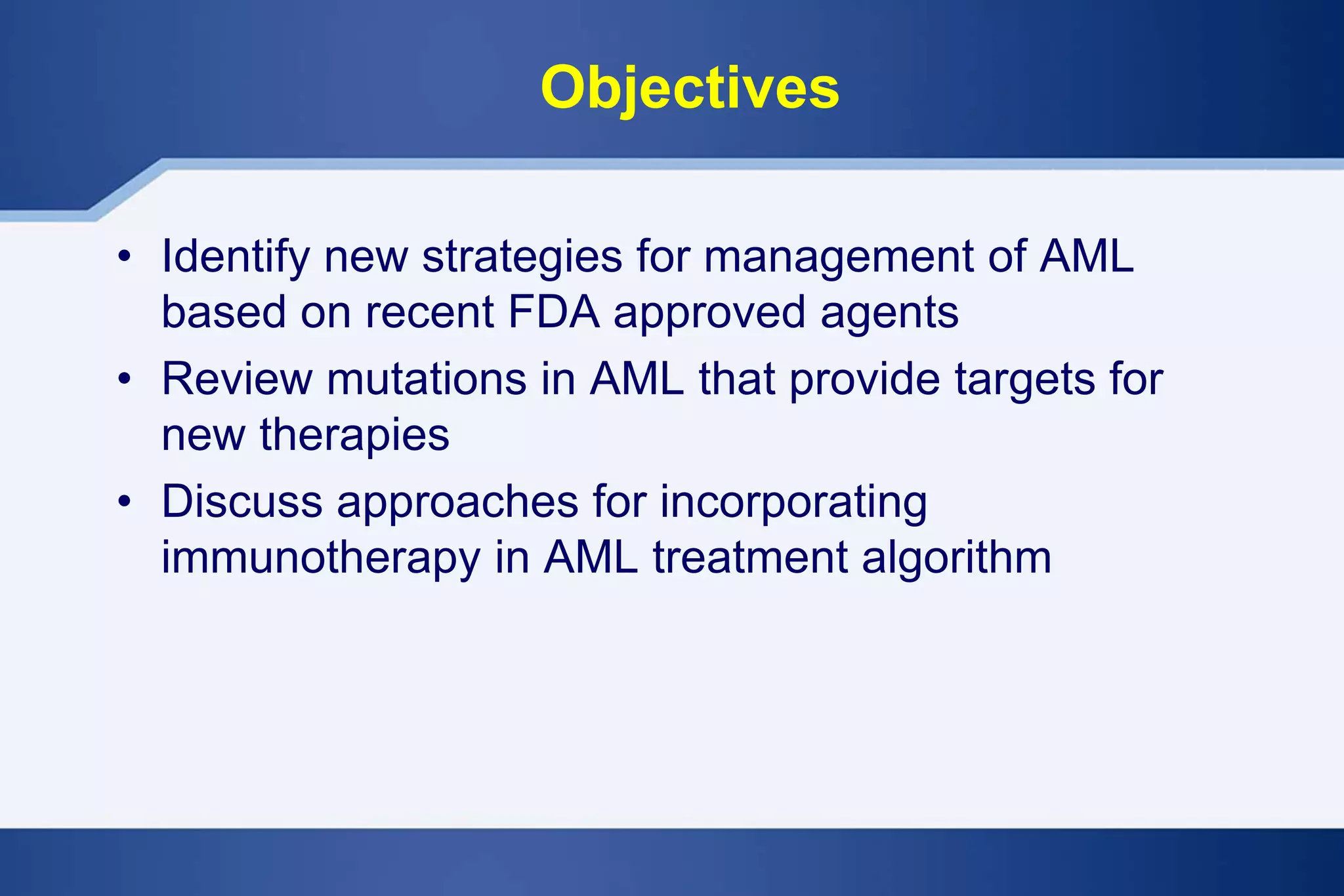 ACUTE MYELOID LEUKEMIA | PPTX