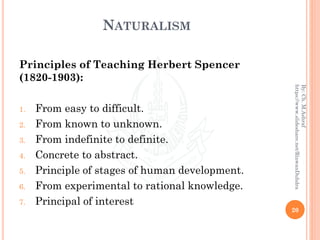 Naturalism in Philosophy of Education | PDF