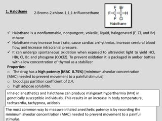 Anesthetics | PPTX