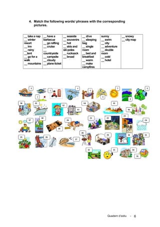 Deures estiu anglès | PDF