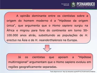 6 ano Criacionismo e evolucao.ppt