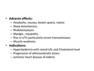 6anti hyperlipidemic drugs | PPT