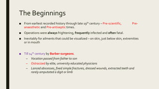 Rise of Modern Surgery | PPTX