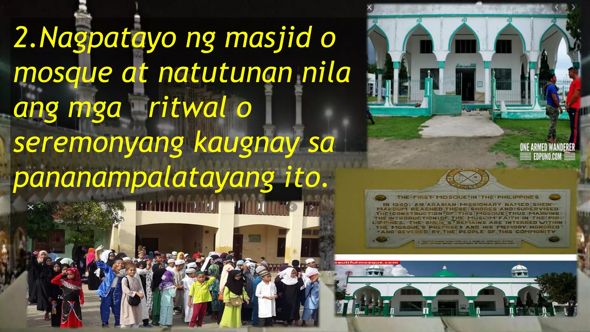 AP5 Aralin 6 - Part 2 Relihiyong Islam (Sosyo-kultural at Politikal na ...