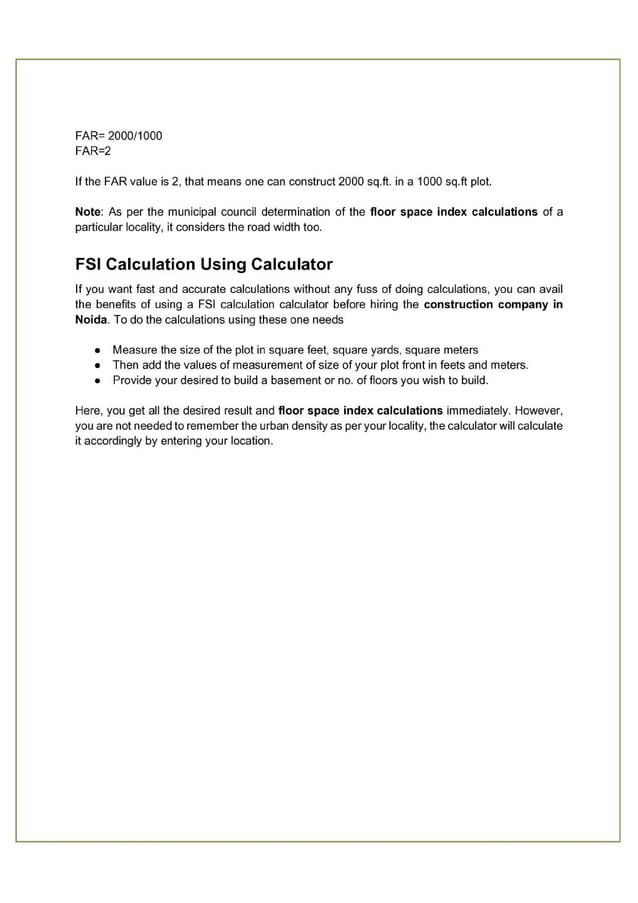 Immediate Accurate Floor Space Index Calculations Using FSI Calculator.pdf