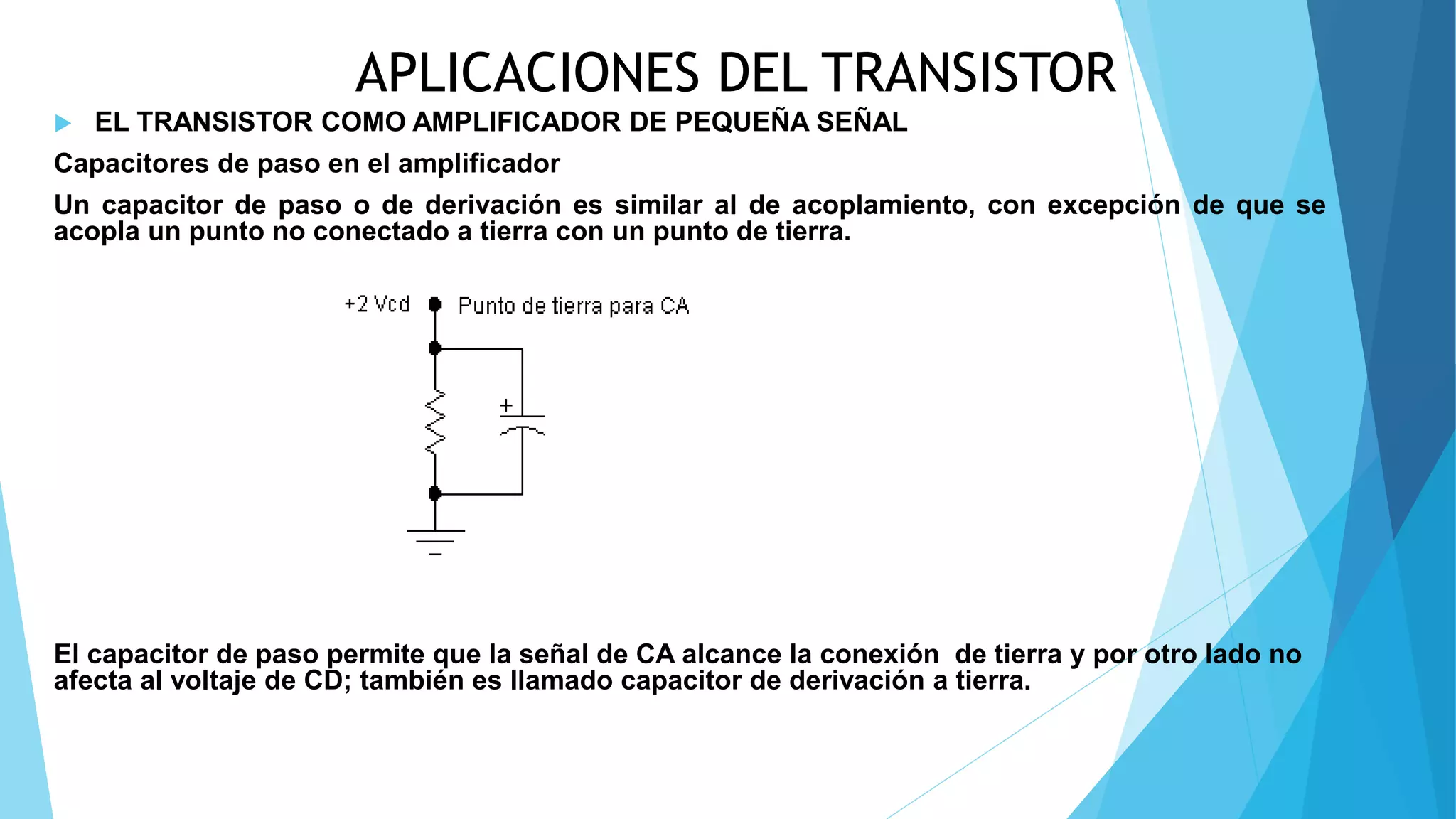 6 aplicaciones del transistor bjt | PPTX