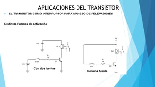 6 aplicaciones del transistor bjt | PPTX