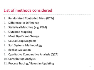Choosing Appropriate Evaluation Methods tool | PPTX | Science