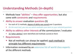 Choosing Appropriate Evaluation Methods tool | PPTX | Science