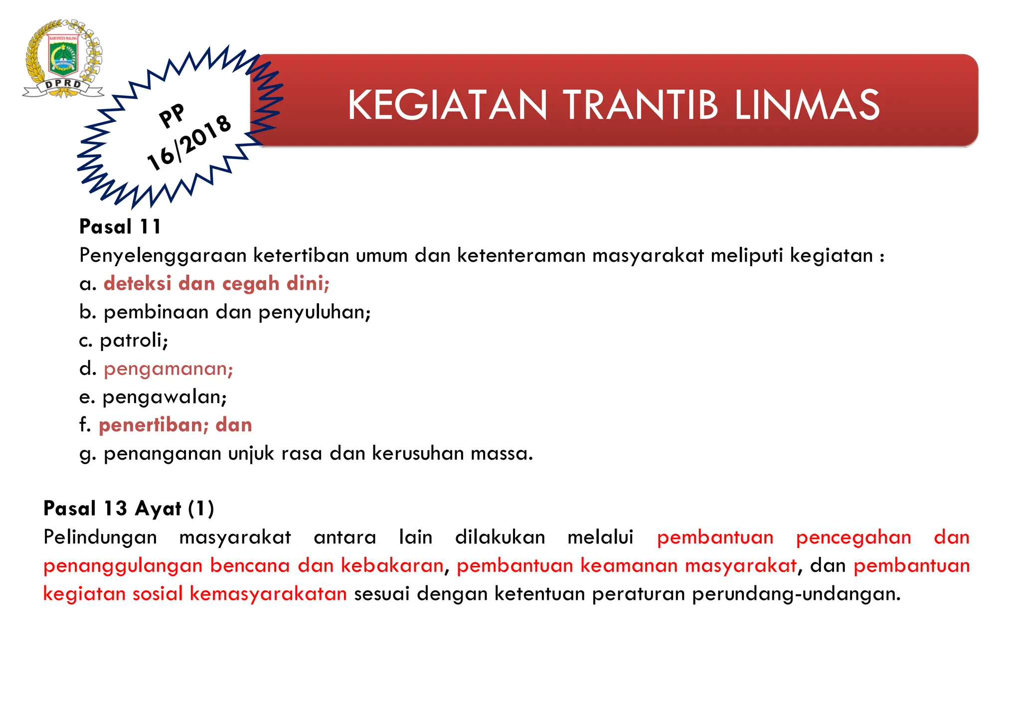 linmas lengkap disertai dengan adanya penjelasan | PPT