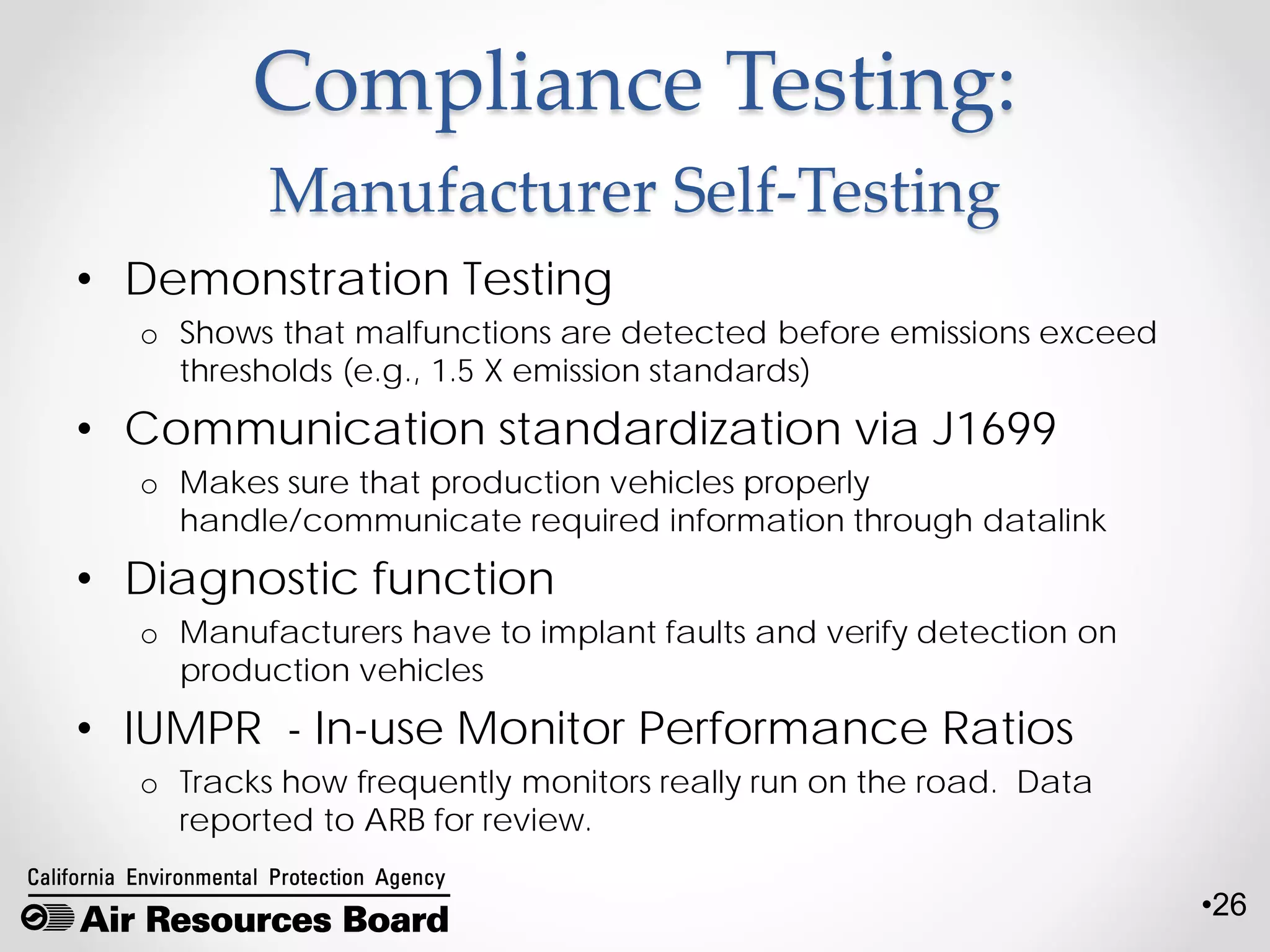On-Board Diagnostics (OBD) Program Overview | PDF
