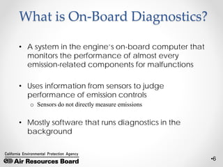 On-Board Diagnostics (OBD) Program Overview | PDF
