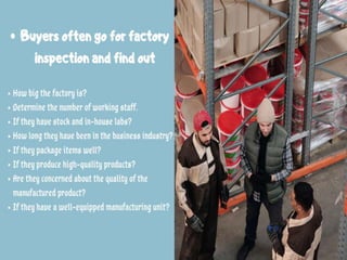 6 areas every buyer should check during a factory visit | PDF