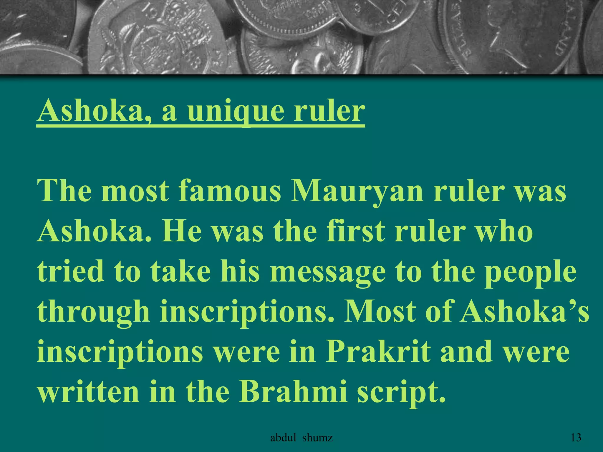 Ashoka History class 6 cbse | PDF